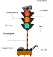 China 12V Solar Portable Traffic Light Remote Control Traffic Light PC Traffic Light Trailer for sale