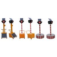 China Red Green Yellow 200mm 300mm Solar Powered Portable Traffic signal Lights Mobile Solar Traffic Light for sale