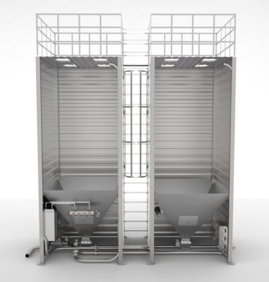 China Explosion-Proof Material Silo System with Safety Valves for Chemical & Pharmaceutical Powder Storage for sale