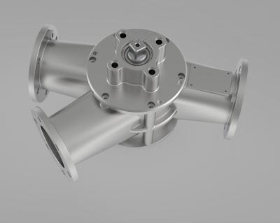 China WIJAY 2-Way Automatic Diverter Valve 150 PSI 100 GPM Stainless Steel Industrial Flow Control for sale