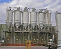 China 10M Diameter 5000T Capacity Bulk Material Storage Silo with Bottom Discharge - Steel Construction for sale