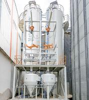 China 10m Diameter Steel Material Silo - 5000 Ton Capacity with Zone 3 Seismic Design and 30° Conical Roof for sale