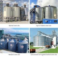 China Hopper Bottom Galvanized Grain Silo for Animal Feed Storage - 1 to 5000 Ton Capacity, 2.7-32.1 Meter Diameter for sale