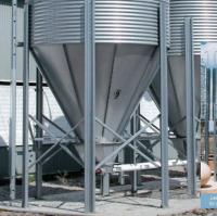 China Galvanized Steel Feed Storage Silo 6.4-27.4m Height 1-5000 Ton Capacity for Livestock Farms for sale