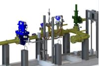 China WIJAY Inline Liquid Metering System Stainless Steel 0-1000 L/hr Modbus for sale