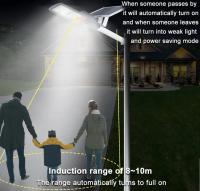 China IP67 Waterproof 300W-500W Solar Street Light with Smart Motion Sensor LED Street Lamp for sale