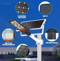 China Double Arm Waterproof Solar Street Light 100W-500W Customized Pathway Solar LED Light for Garden and Road for sale
