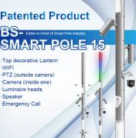 China Outdoor Smart Solar Light Pole with 48V System Voltage 50000 Hours Life Span and Remote Control for Highways and Gardens for sale