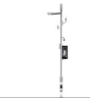 China Smart LED Street Light with Remote Control 50000hs Life Span and 4G PTZ IP Camera for Smart City Lighting Pole for sale