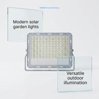 China IP65 Waterproof Solar Flood Light with 15000LM High Lumen and Motion Sensor for Outdoor Lighting for sale