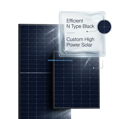 China N Type 415 Watt Solar Panel with 22% Efficiency for Residential and Commercial Use for sale