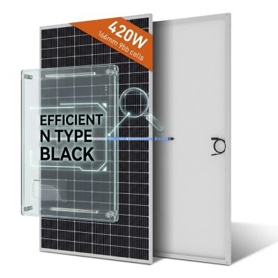 China 300W-400W Monocrystalline Solar Power Panel with Anodized Aluminum Frame for High Efficiency for sale