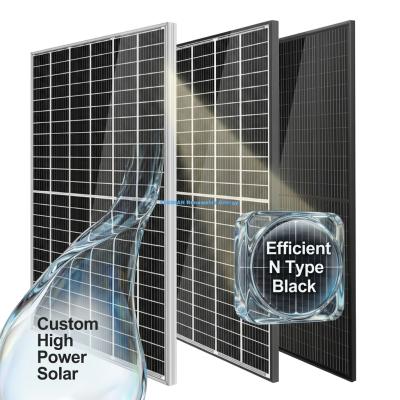China N Type Monocrystalline Solar Panel with IP65 Weather Resistance for Home and Commercial Use for sale