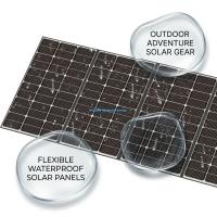 China 400W Portable Solar Charger with IP68 Waterproof and Adjustable Kickstand for Camping and Hiking for sale