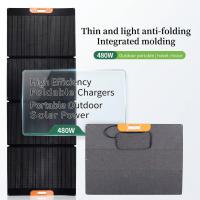 China 480W Portable Foldable Solar Panel with 22% Efficiency and Weather Resistant Design for sale