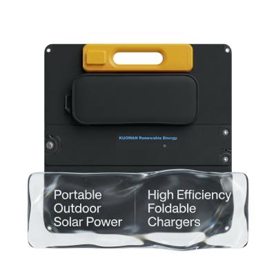 China 120W High Power Poly Silicon Portable Solar Panel with IP68 Waterproof Rating and Foldable Design for sale