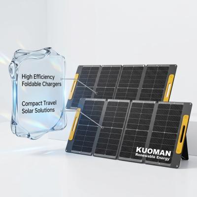 China 100W Foldable IP68 Waterproof Portable Solar Panel Flexible Solar Panel for Travel for sale