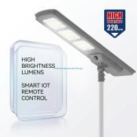 China All In One LED Solar Street Light 220lm/W IP65 Waterproof with 2-3 Rainy Days Backup for Road and Garden Lighting for sale