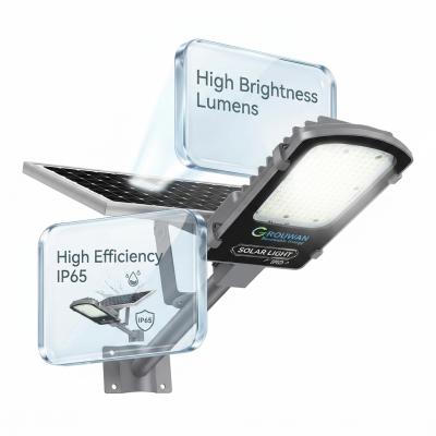 China IP65 Waterproof 300W-500W Split Solar Street Light with LiFePO4 Battery and Solar Panel for sale