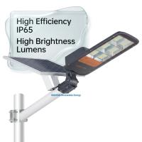 China High Brightness 180LM/W LED Solar Street Light with Monocrystalline Panel & IP65 Waterproof Rating for sale
