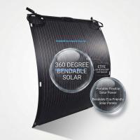China High Efficiency 360° Bendable IP68 Waterproof Flexible Solar Panel with 24.20% Efficiency for sale