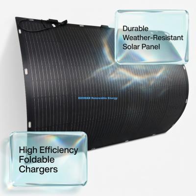 China 210W Ultra-Thin IP65-rated Flexible Solar Panel for RV Marine and Off Grid Use for sale