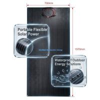 China 200W IP68 Waterproof 360° Bendable Flexible Solar Panel for Renewable Energy for sale