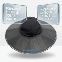 China Folding Portable Solar Panel Hat with 22% Efficiency and 13W Max Power for Camping for sale