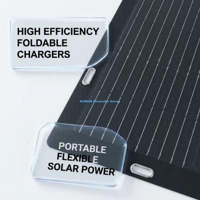 China 50W Monocrystalline Flexible Solar Panel with Easy Peel-and-Stick Adhesive Backing for Outdoor Adventures for sale