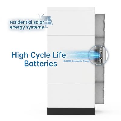 China KM NEW POWER 51.2V 400Ah Stackable LiFePO4 Battery with Real Time Monitoring for Home Energy Storage for sale