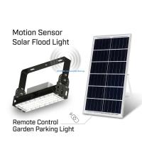 China IP65 Waterproof High Lumen Solar Flood Light with Remote Control for Industrial and Tunnel Lighting for sale