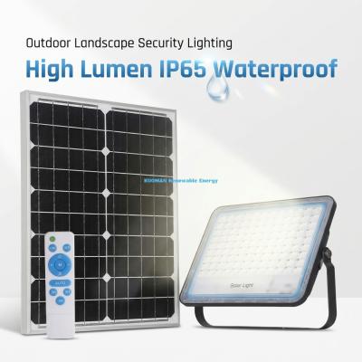 China IP65 Waterproof 15000LM High Lumen Solar Flood Light with Motion Sensor for Outdoor Security for sale