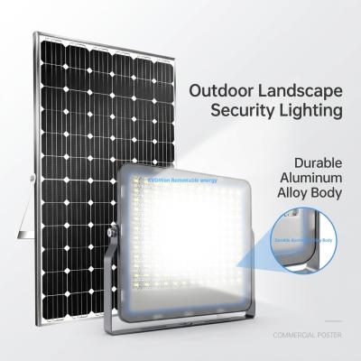 China 15000LM High Lumen IP65 Waterproof Motion Sensor Solar Flood Light for Outdoor Landscape Lighting for sale