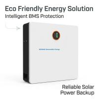 China 48V 100AH LiFePO4 Home Battery with Real-time Monitoring and 10-Year Warranty for Solar Power Systems for sale