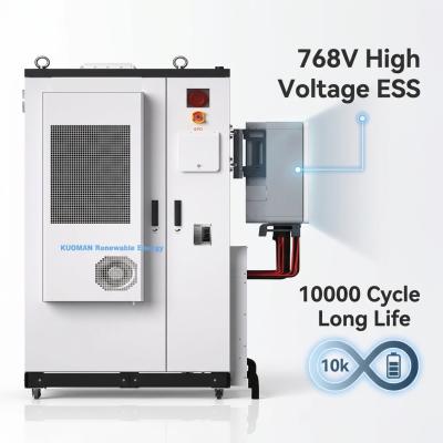 China Outdoor Industrial Battery Energy Storage System with 107.52kWh Lithium Iron Phosphate Battery and IP54 Rating for sale