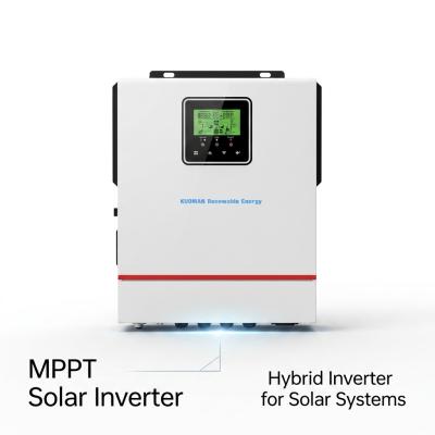 China Off-Grid Solar Inverter with MPPT Solar Charger, Pure Sine Wave Output, and App Control for Home Backup for sale