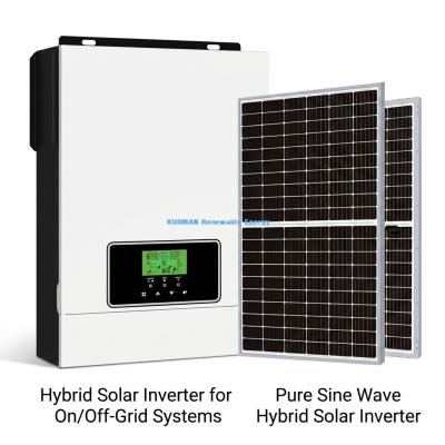 China 24V Off-Grid Power Inverter with 80A MPPT Solar Charger App Control and Pure Sine Wave Output for Home Solar Systems for sale