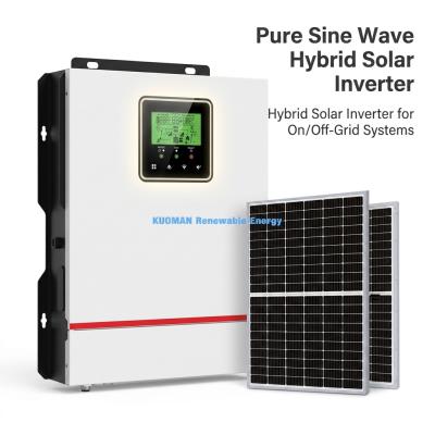 China MPPT Solar Inverter with 80A Max Charge and Pure Sine Wave Output for Home Use Featuring App Control for sale