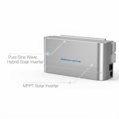 China Reliable 11KW Hybrid Solar Inverter with Pure Sine Wave Output and Dual MPPT for Backup Power for sale