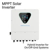 China 6KW Solar Hybrid Inverter with Dual MPPT and IP65 Rating for Home and Commercial Use for sale