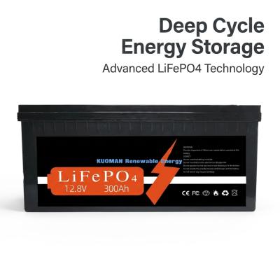 China Customized 12V 300Ah Lithium Battery with 3840Wh Energy and 8000 Cycle Life for Energy Storage for sale