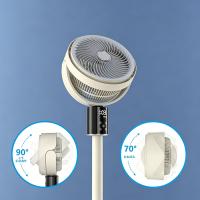 China Quiet Standing Air Circulator Fan, 70° Wide Angle Oscillation Desk Floor Dual Turbo Fan for sale