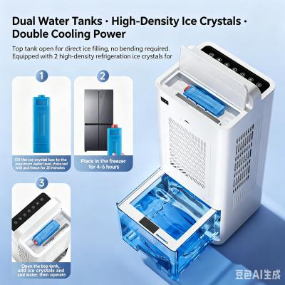 China Multi-Function Evaporative Air Cooler Fan, Humidifier Cooling Air Condition for Commercial Home Use for sale