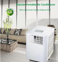 China Quiet Portable Air Conditioner 9000 BTU 45-52dB Low Noise Self Evaporating System Bedroom Mobile AC with Storage Remote for sale
