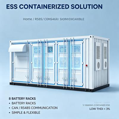 China ESSC0500A-1106 Container Energy Storage 500kW Low THDi Grid Friendly Commercial Energy Storage for sale