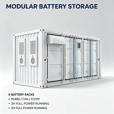 China Long Life Containerized Battery Energy Storage 10000 Cycles Intelligent Thermal Management ESS for sale