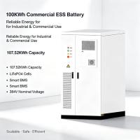 China 100KWh 384V LiFePO4 ESS Energy Storage Cabinet 280Ah Battery For Solar Farm And Commercial Microgrid for sale