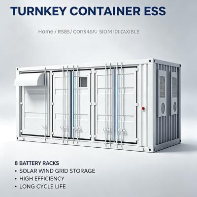 China 1.106MWh Integrated Container ESS with RS485 TCP/IP Remote Monitoring Microgrid Backup Power for sale