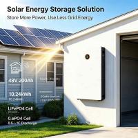 China Multi-Source Charging LiFePO4 Powerwall 51.2 V 200Ah Solar Panel Generator Grid Charging Battery for sale