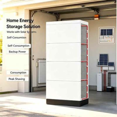 China 10-Year Warranty Expandable 48V LiFePO4 Stack Battery For Residential Solar Energy Backup for sale